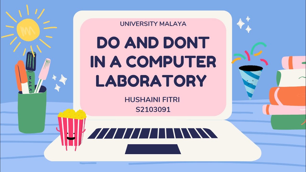Do & Don't in a Computer Laboratory - YouTube