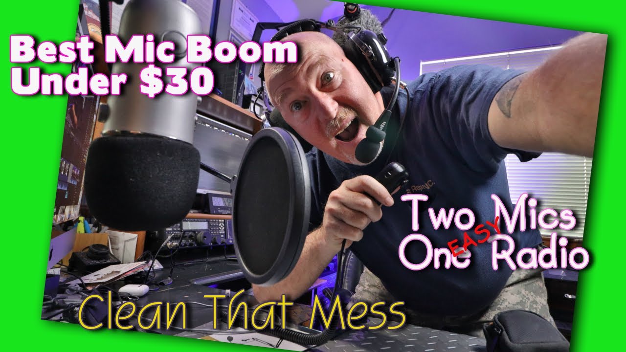 Organize Your Ham Radio Shack With Mic Booms & Switches | K6UDA Radio ...