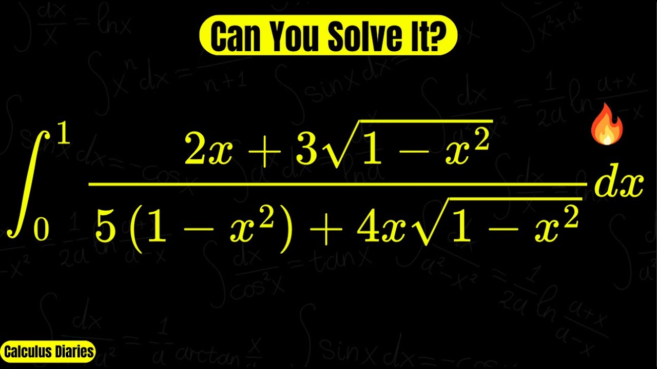 Why Didn’t They Teach Us This? Insane Integral Challenge! - YouTube