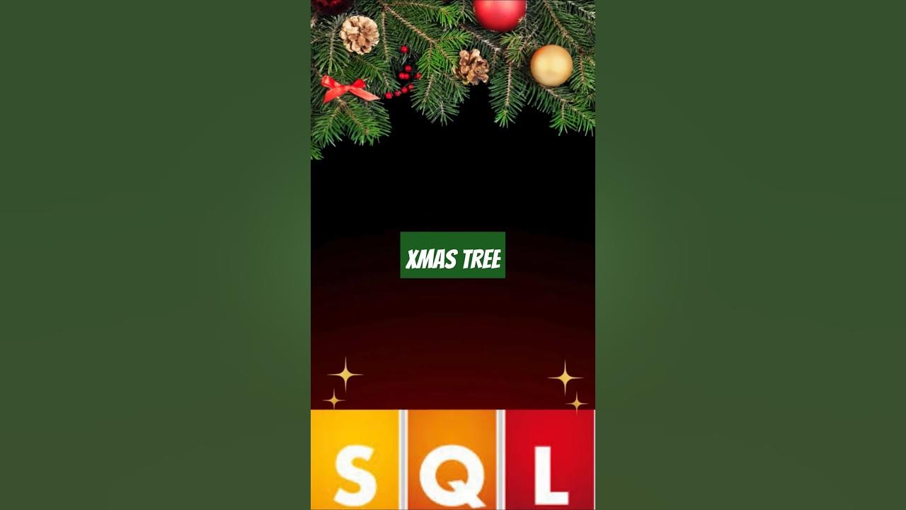 Let's Draw A Xmas Tree ! SQL | Recursive CTE | Pattern - YouTube