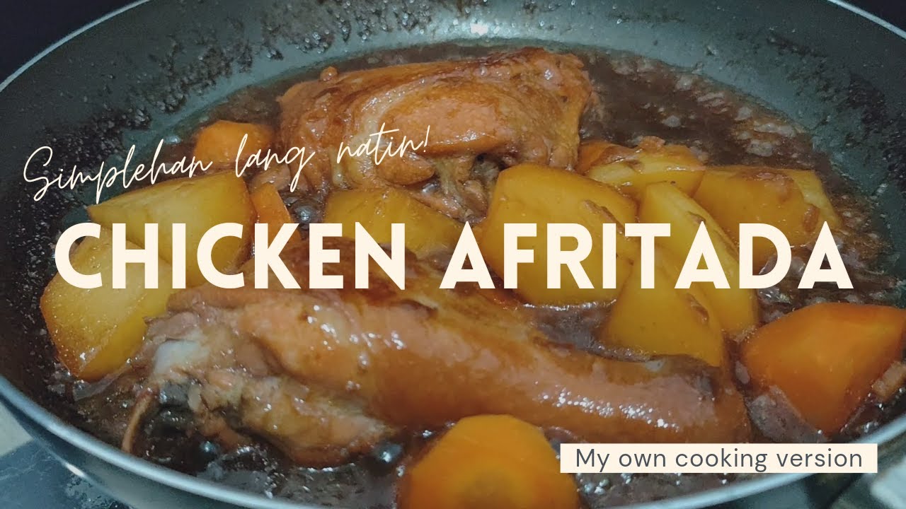 My Own Simple and Easy Version of Chicken Afritada | Tipid Recipe - YouTube