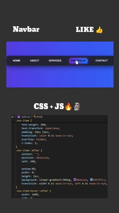 🚀 Responsive Navbar That Feels Like Luxury Coding#webdevelopment #coding#htmlcss#shorts#python# ...