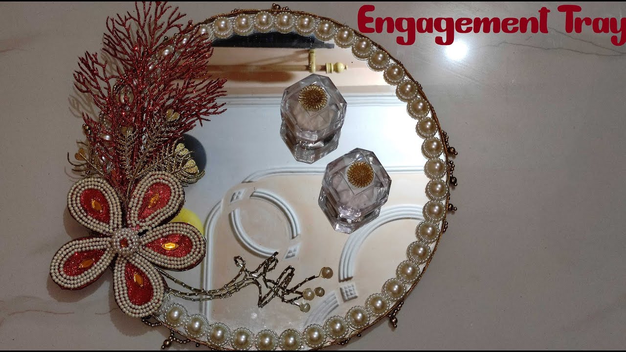 How to make Engagement Tray/ Decorative Tray - YouTube
