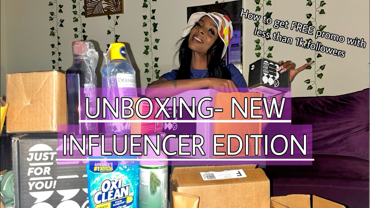 PR Unboxing ~ Small Influencer Edition• Get FREE PR under 1k followers ...