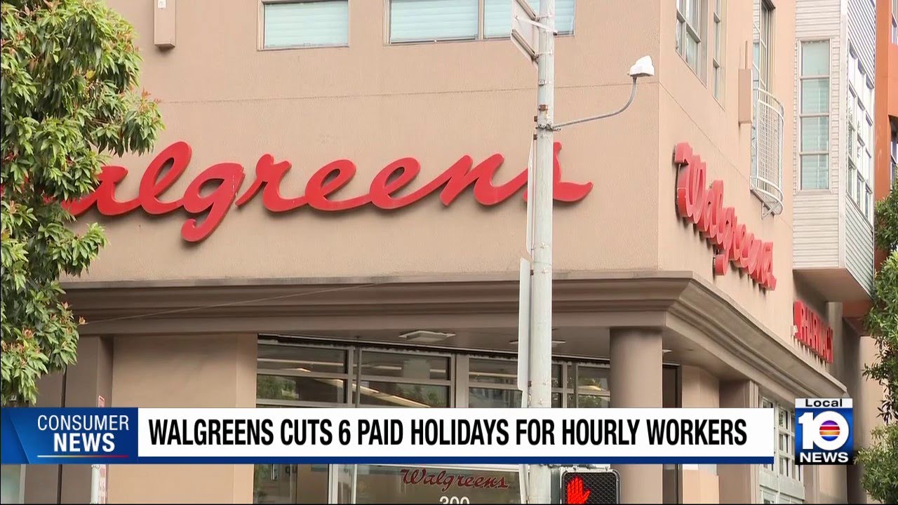 Walgreens cuts 6 paid holidays for hourly workers - YouTube