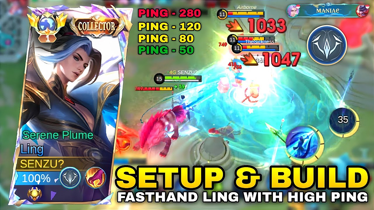 LING FASTHAND BEST SETUP & BUILD 2024 - FASTHAND WITH BAD PING 80ms ...