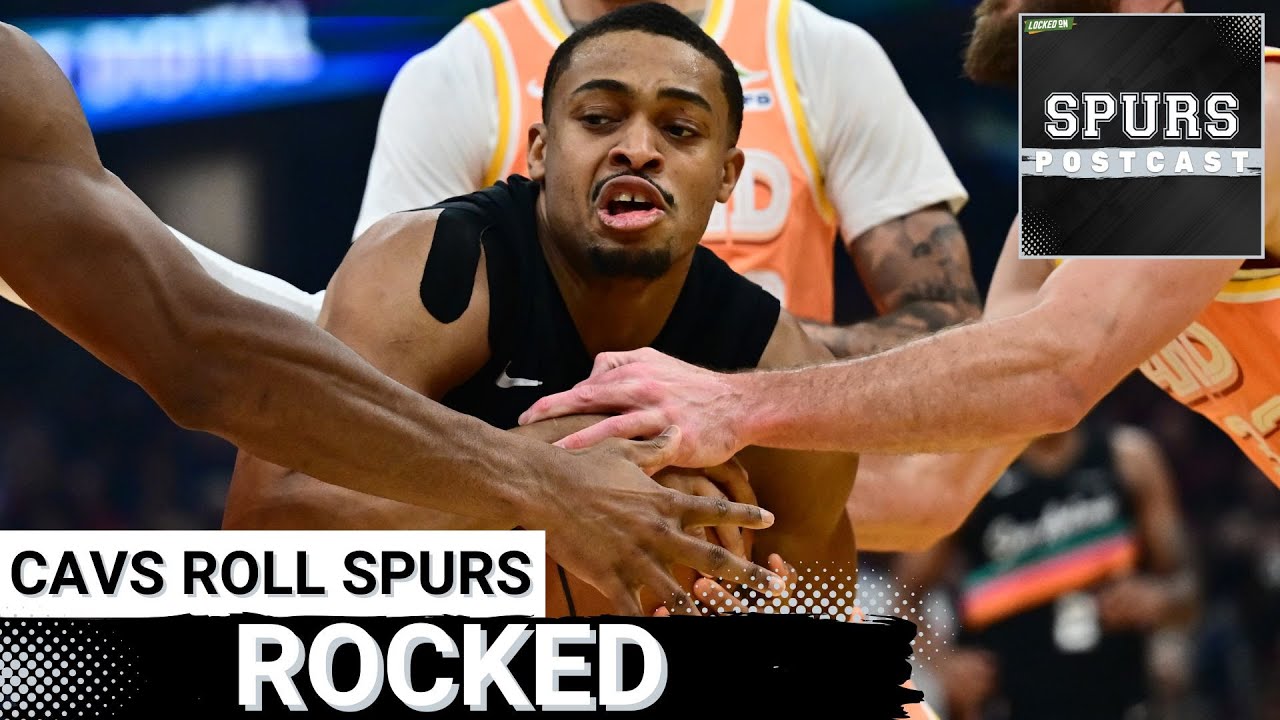 SPURS POSTCAST: Donovan Mitchell & Cavaliers ROCK Spurs | Dylan Harper ...