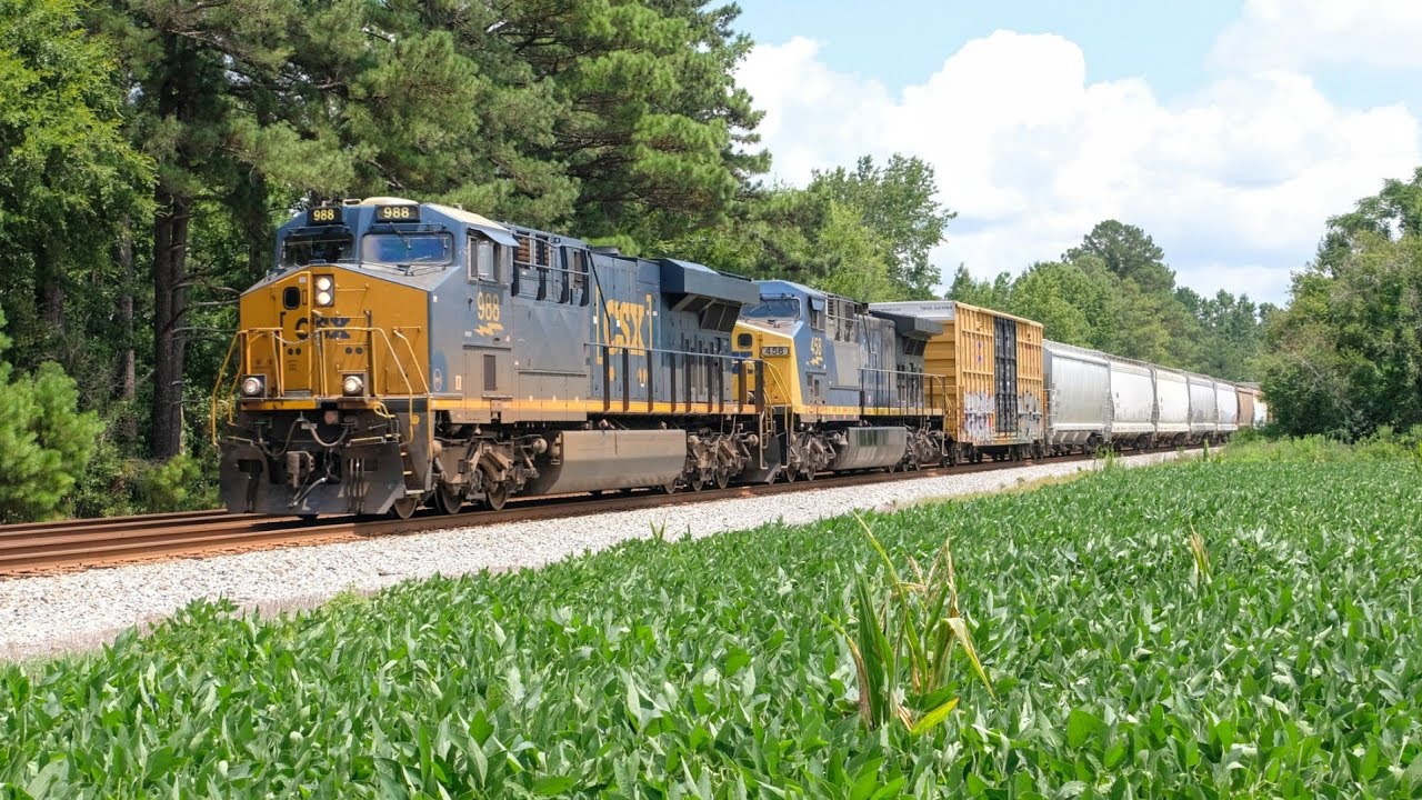 CSX's A-line, South End Subdivision around Micro & Selma, NC - 7/30 ...