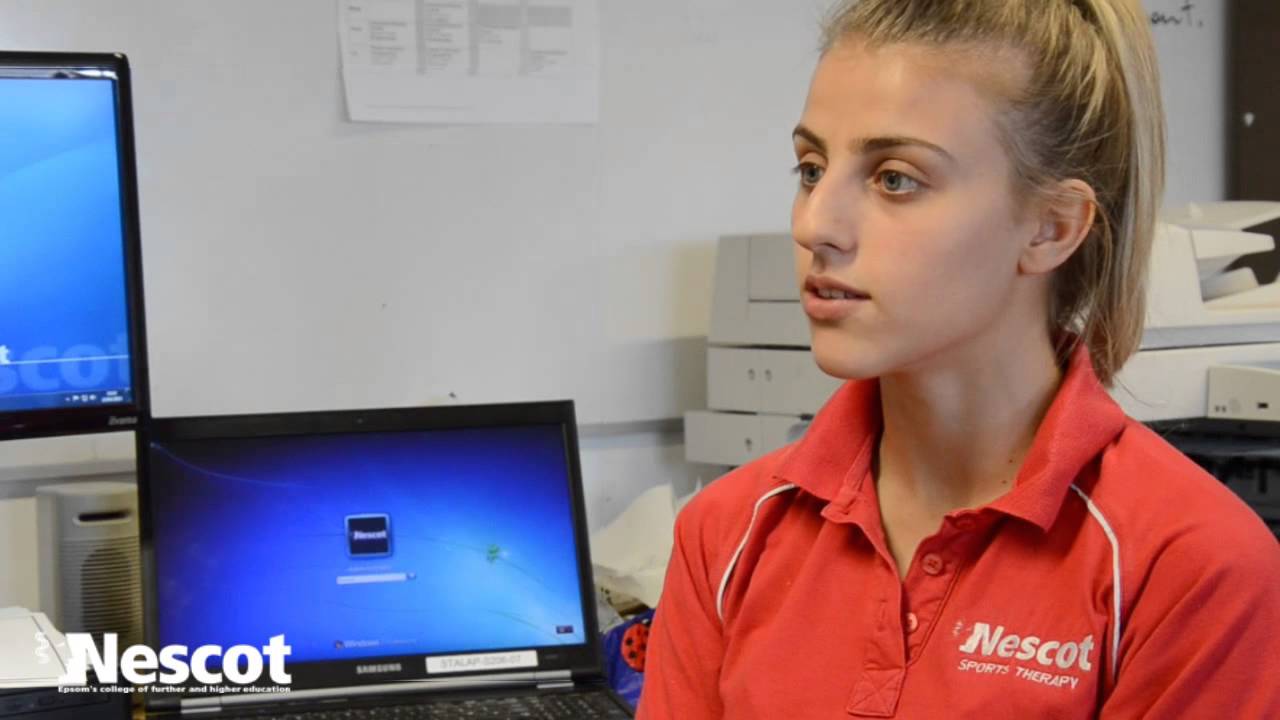 Sports Therapy - What our students say about Nescot - YouTube