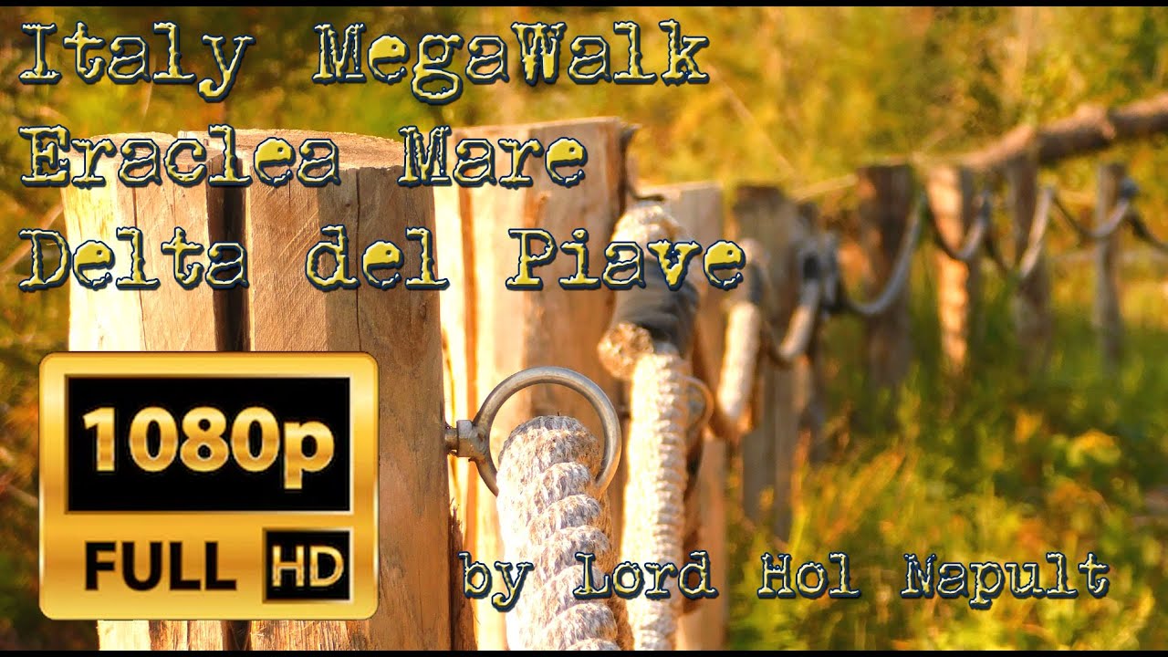 Italy MegaWalk - Eraclea Mare Delta del Piave - YouTube