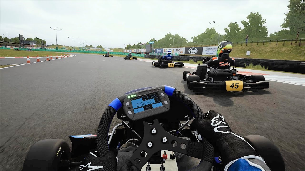 KartKraft - PFI Track Realistic gameplay (Steering Wheel + Paddle ...
