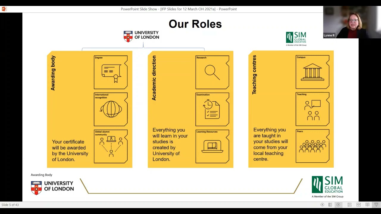 SIM-University of London International Foundation Programme Briefing - YouTube