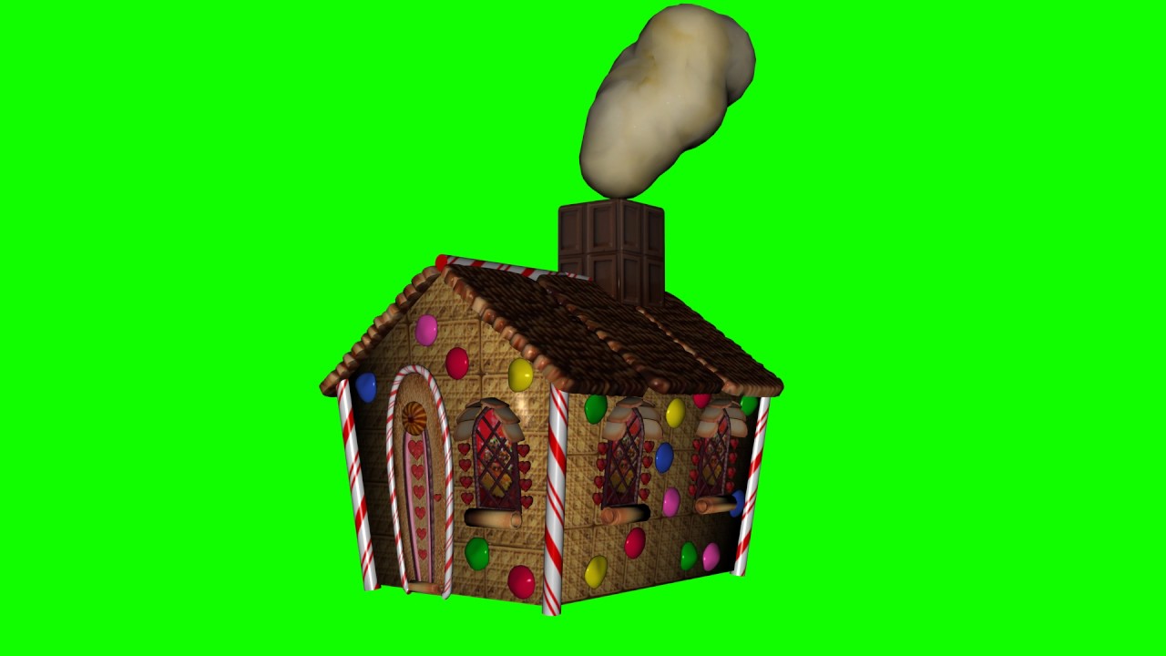 FREE HD Green Screen CANDY HOUSE - YouTube
