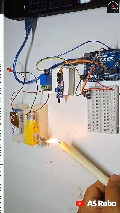 🔥 Arduino Automatic Fire Extinguisher | Smart Fire Safety | AS RoBo ...