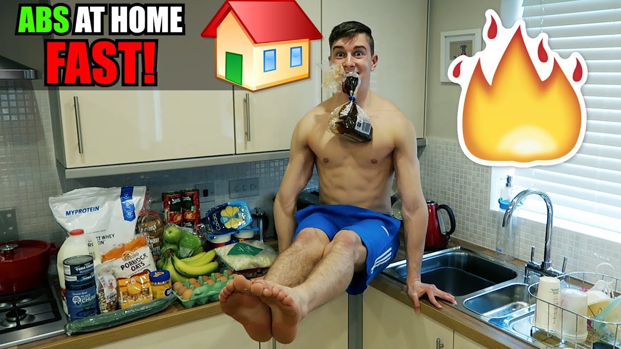 How To Get Ripped Abs FAST At Home 🏡 (STEP BY STEP GUIDE!) - YouTube