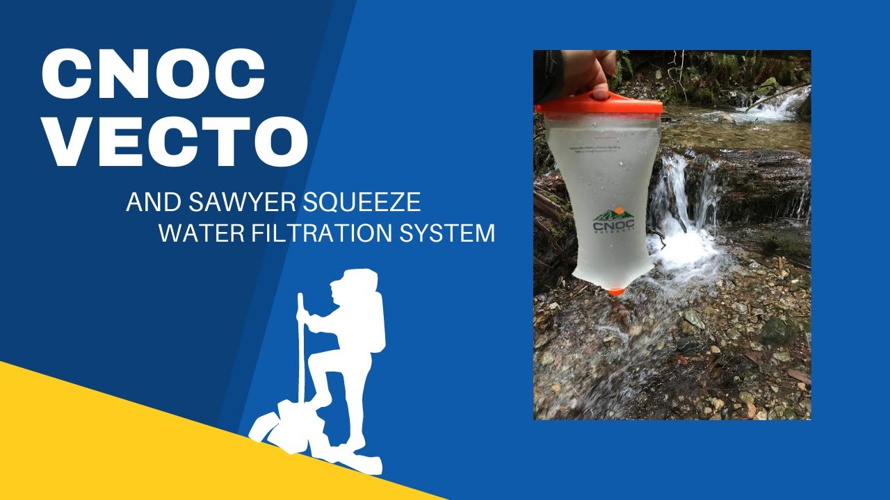 Cnoc Vecto and Sawyer Squeeze Water Filtration - YouTube