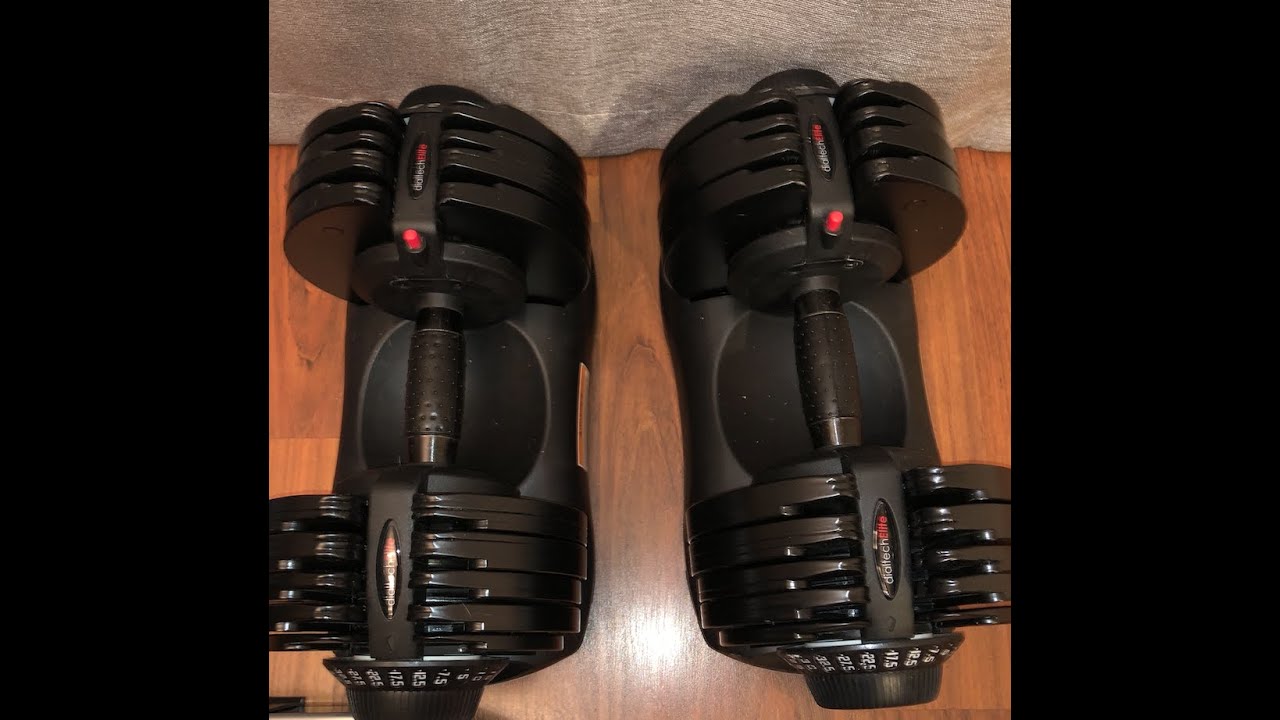 ATIVAFIT Adjustable Dumbells and MERAX foldable Bench | Home Training ...