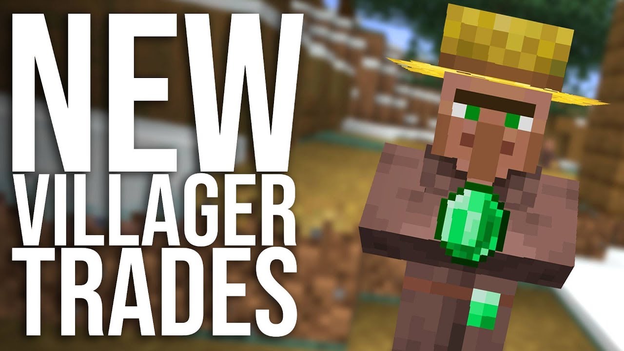 NEW Vilager Trading System in Minecraft Snapshot 19W09A - YouTube