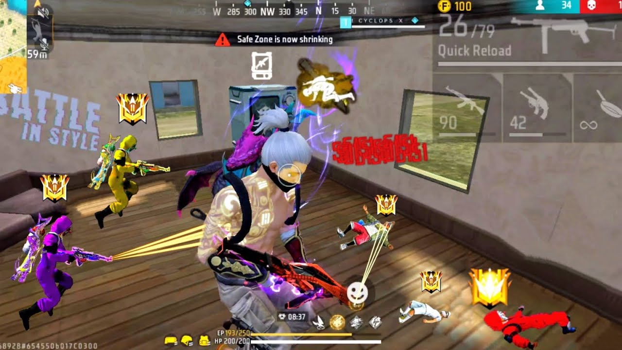 NONSTOP GAMER || 🎯 Solo vs Squad 🪂 Full Gameplay 99% Headshot Rate ☠️ ...