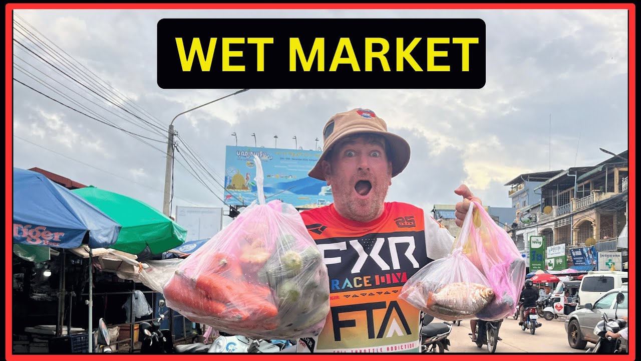 American Expat Life in Kampot 🇰🇭 | Shopping Local at the Cambodian ...