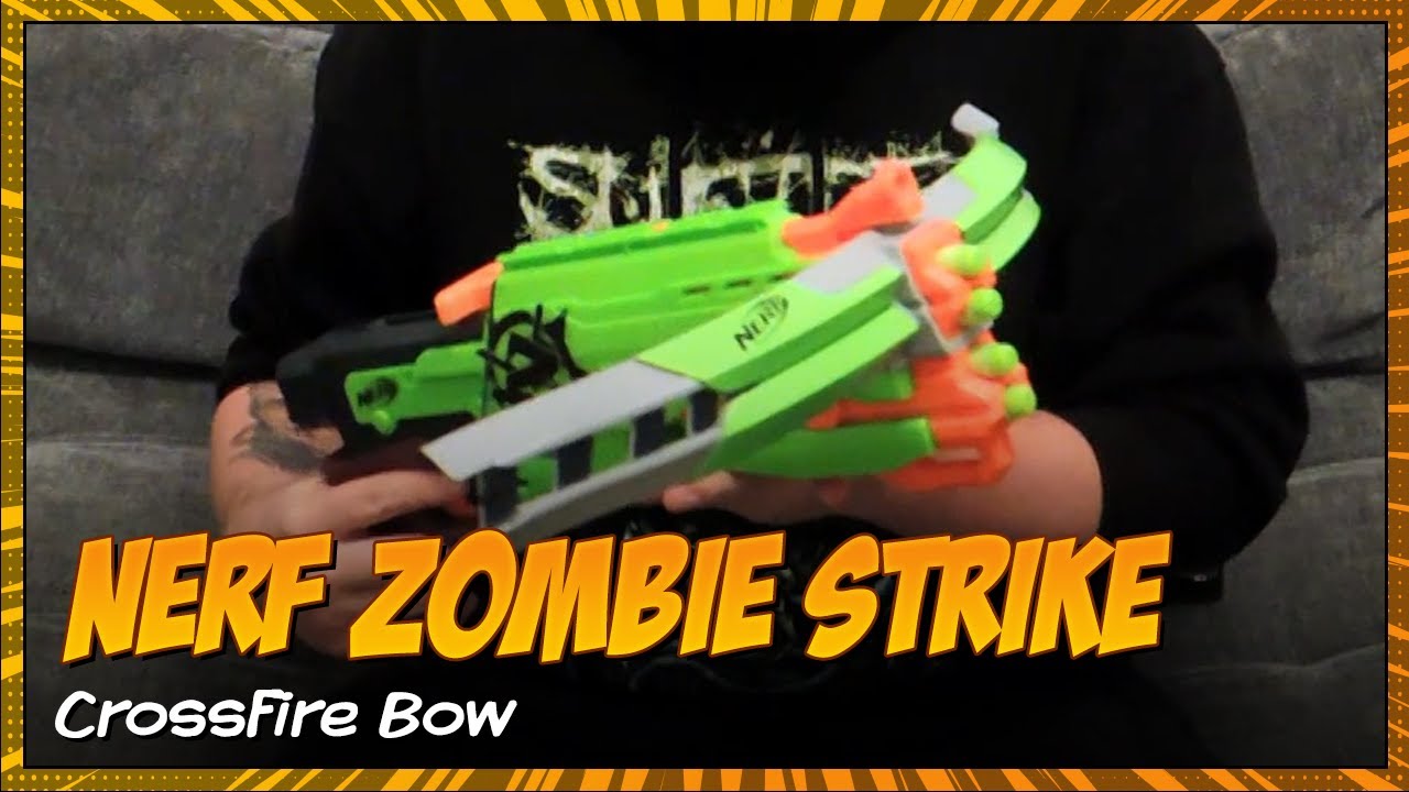 Nerf Zombie Strike Crossfire Bow Review - YouTube I AM NERD! - free 3d background wallpaper