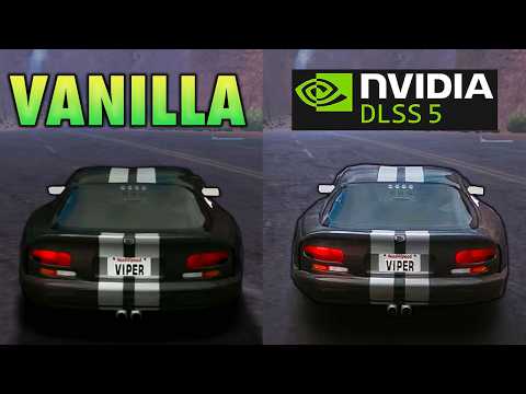 DLSS 5 in Need for Speed: Hot Pursuit 2