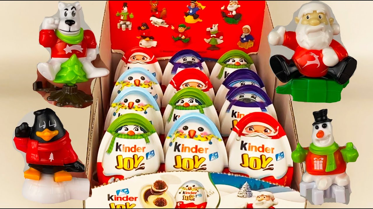 Unboxing Christmas Kinder Surprise - YouTube
