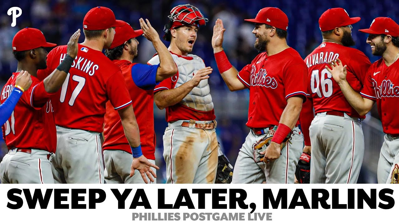 HOW SWEEP IT IS! Phillies sweep Marlins Miami, first time since 2010 ...