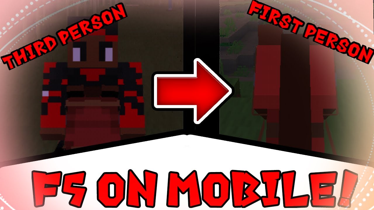 How to use F5 on MOBILE! (Minecraft Bedrock) - YouTube