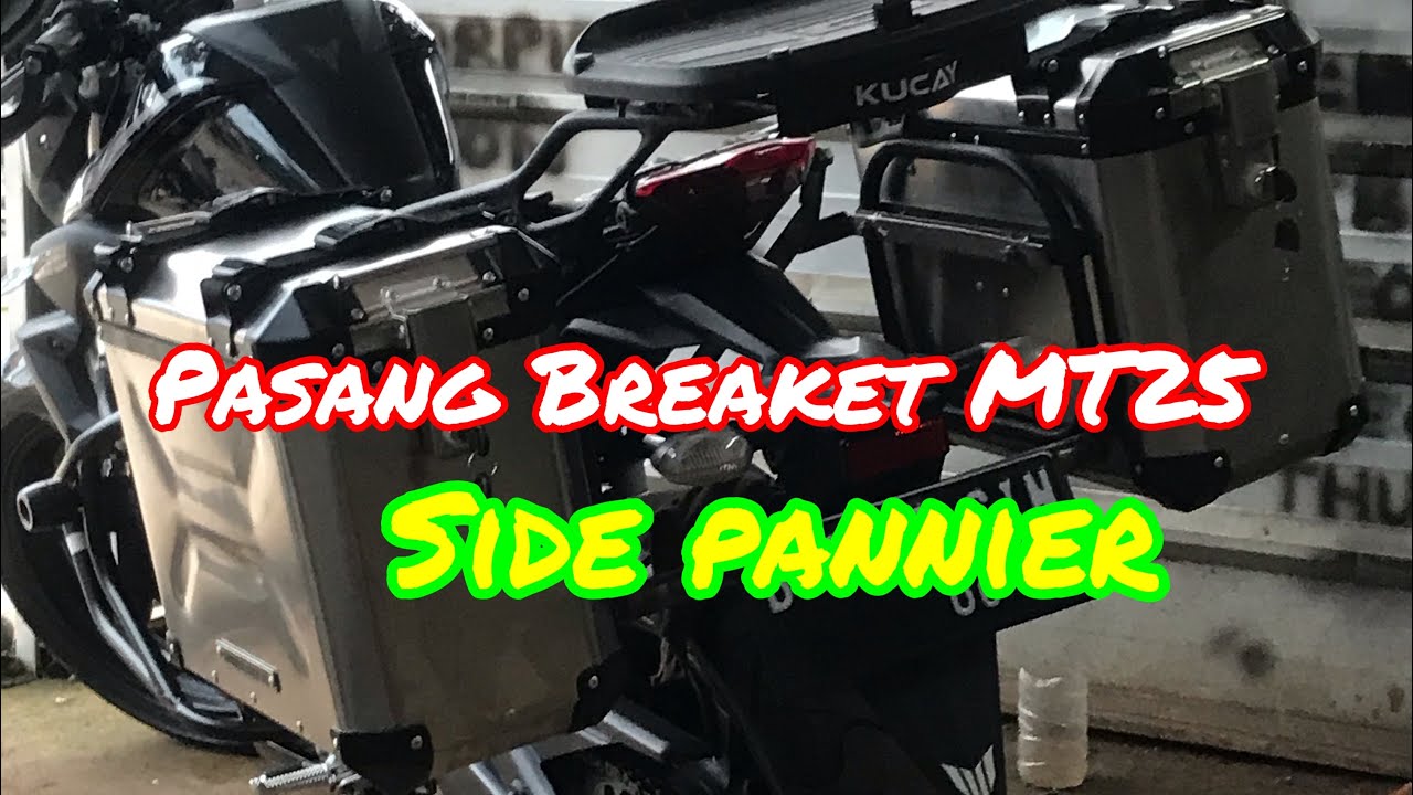 Pasang Breaket SideBox MT25 - YouTube