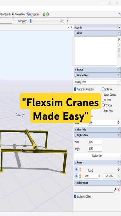 Crane Dynamics in FlexSim: Elevate Your Simulation Game #flexsim #simulationsoftware #crane ...