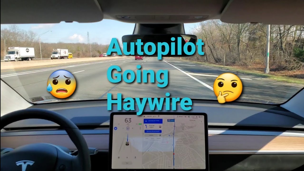 Tesla Autopilot Goes Haywire! - YouTube
