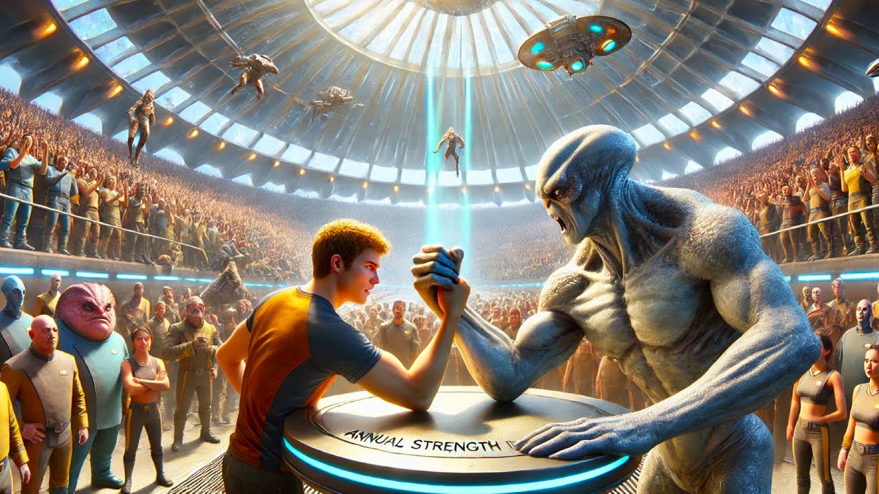 Alien Students Couldn't Believe When Human Won Arm Wrestling With ...