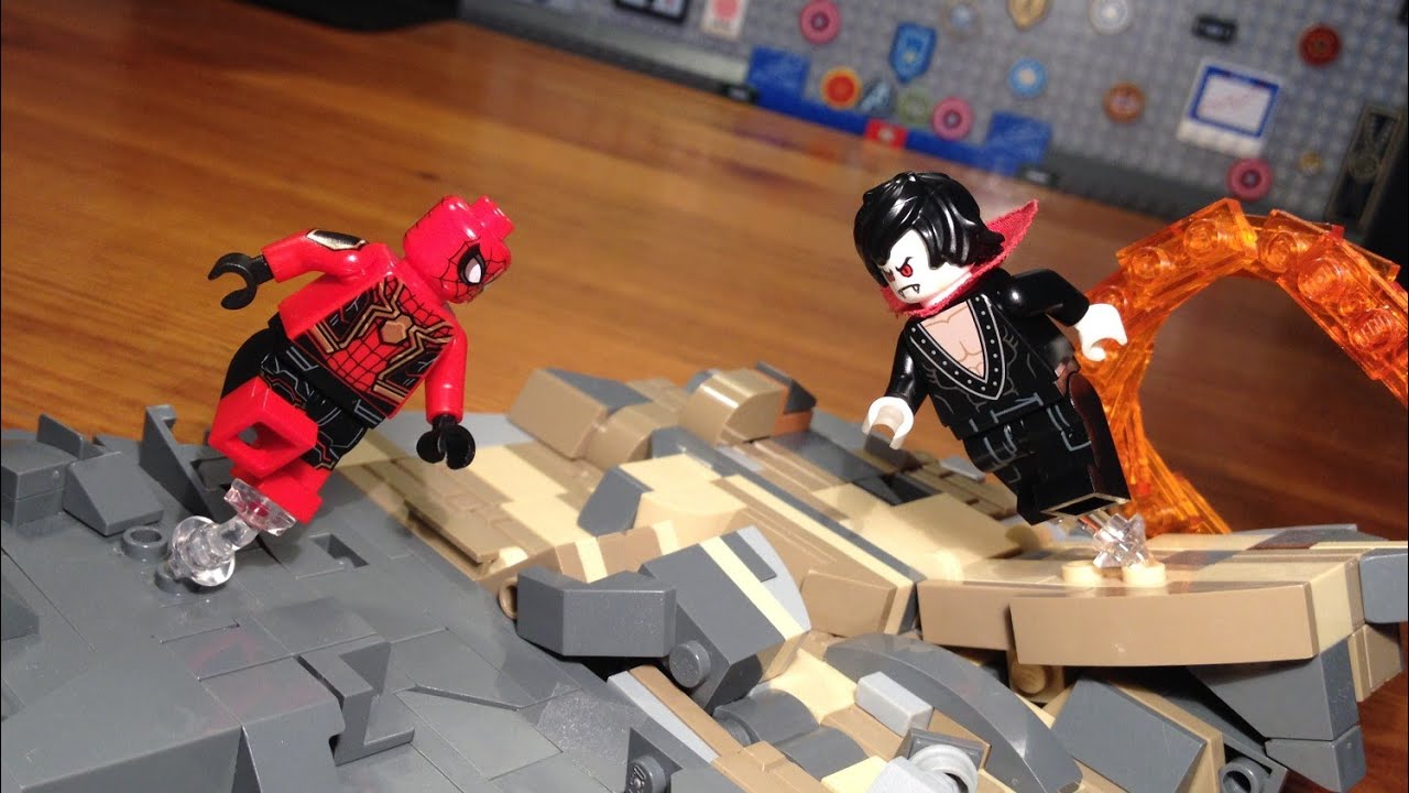 Lego Spider-Man VS Morbius Moc - YouTube