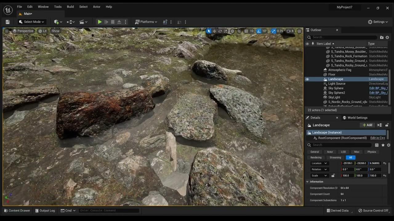 Working on a UE5 project (Small scale) Update 0 - YouTube