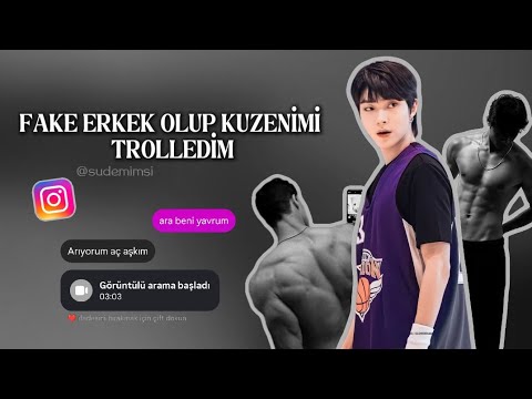 FAKE ERKEK OLUP KUZENİMİ TROLLEDİM! 😱 VİDEODA ARADI 😈