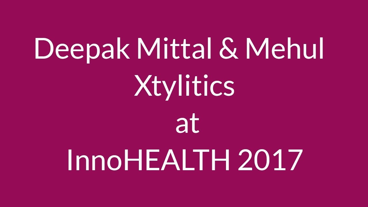 Deepak Mittal and Mehul from xtLytics at InnoHEALTH 2017 - YouTube