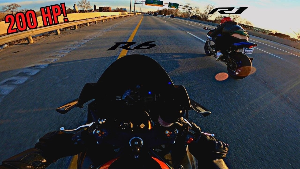 Yamaha R1 Rider Tries FASTEST Mode For The FIRST Time! | Highway ...