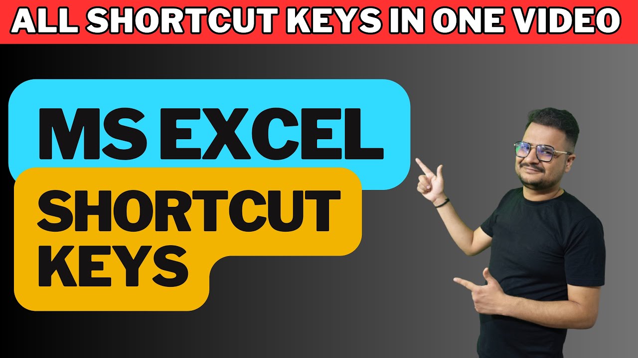 MS Excel Shortcut Keys | All Shortcut Keys in one video - YouTube