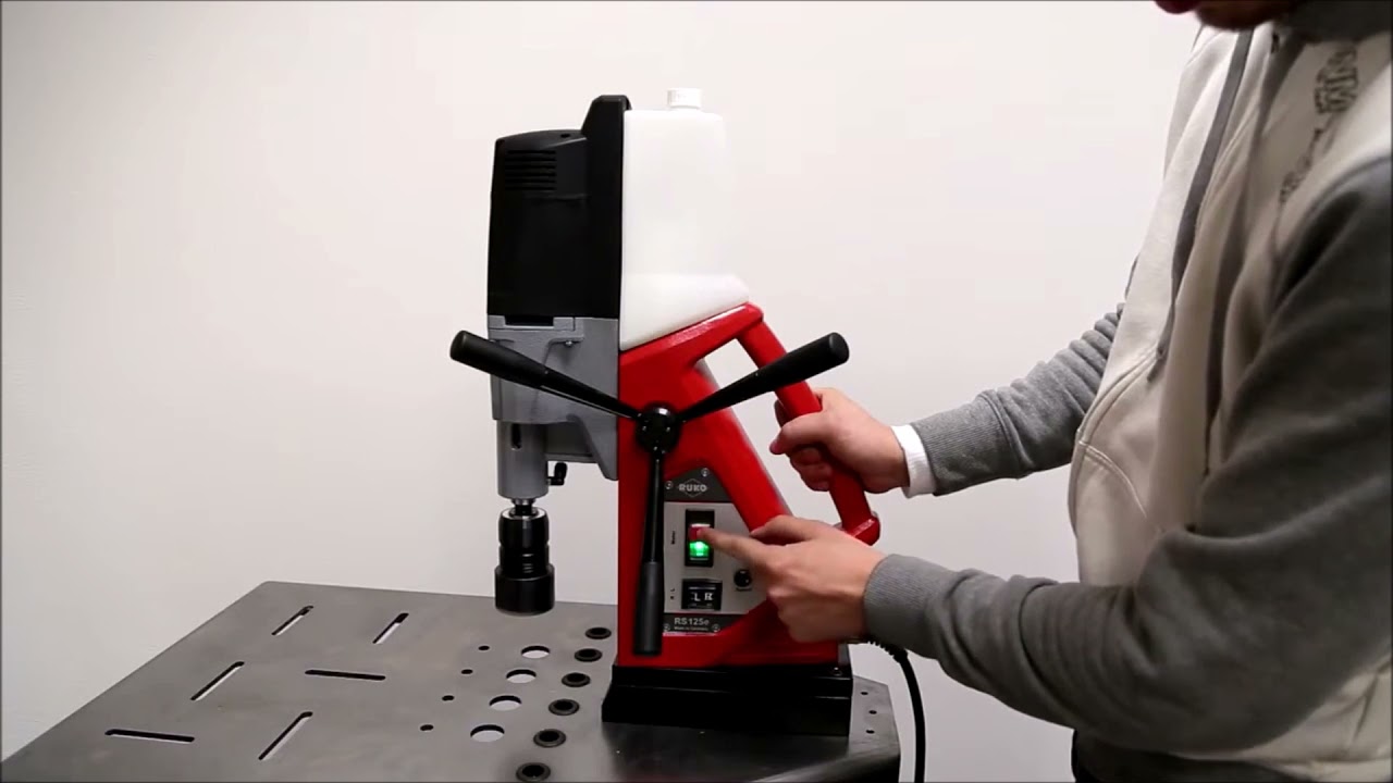 RUKO RS 125 e Pillar or Column Drilling Machine - YouTube