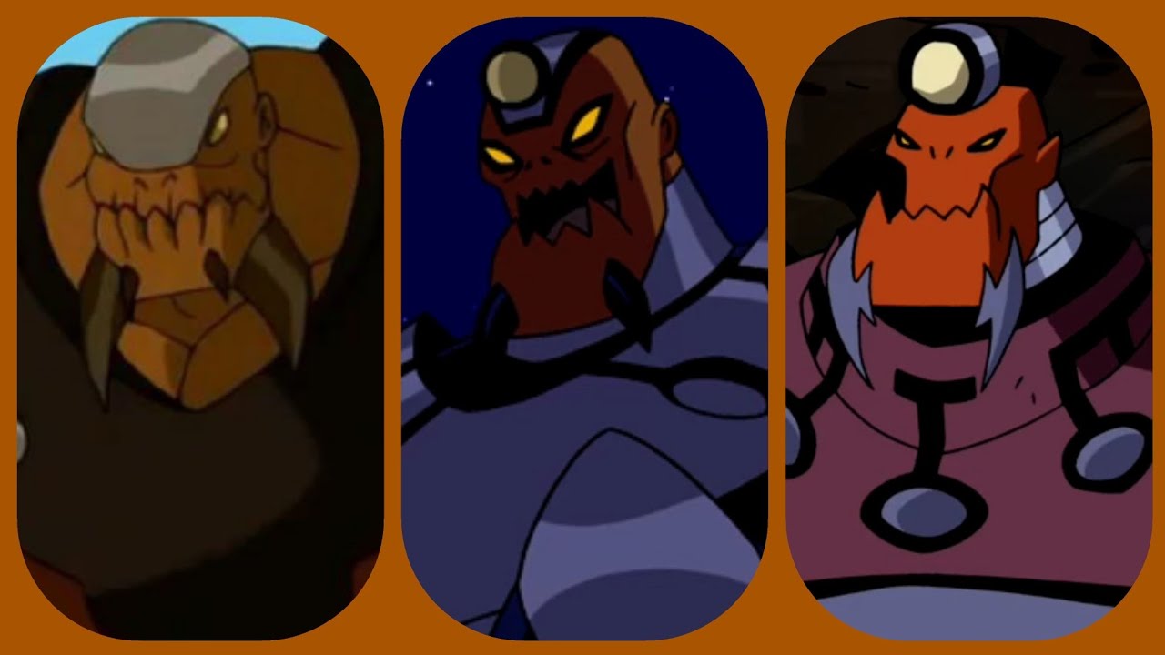Evolution of "Vulkanus" in Cartoons (Ben 10) - YouTube