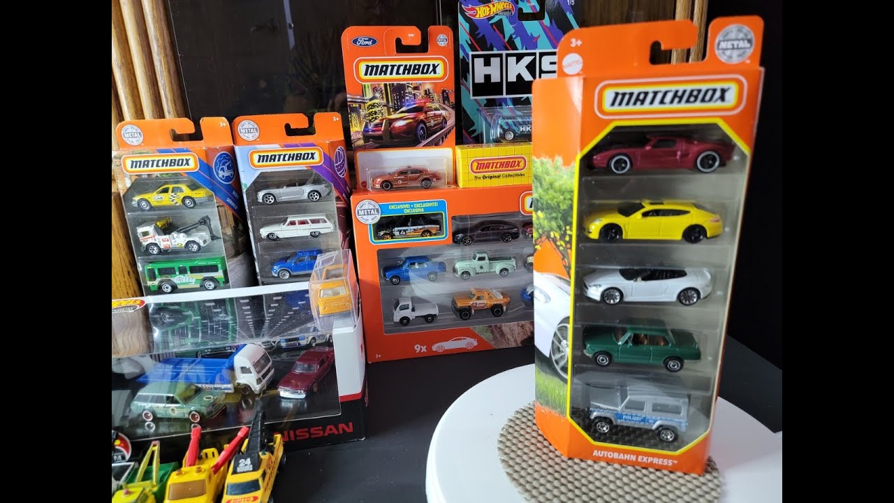 New 2021 Matchbox Cars 5 Pack Review and Unboxing : Autobahn Express ...