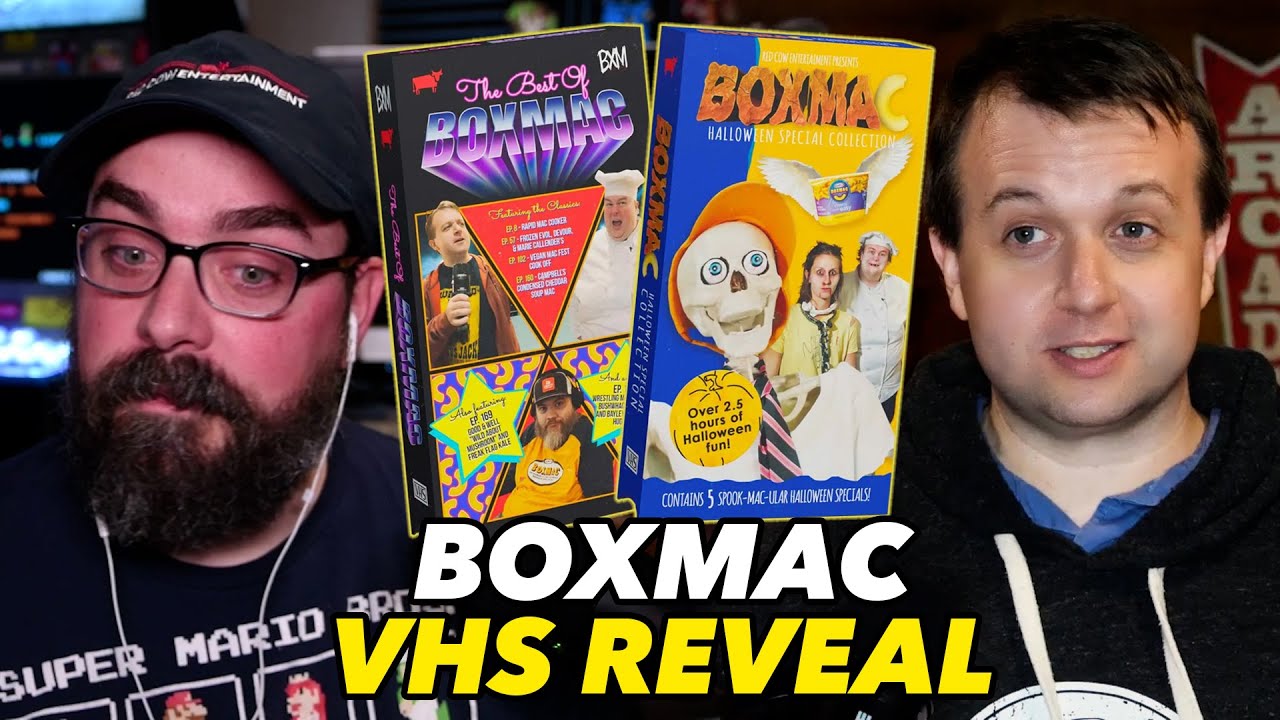 BoxMac Physical VHS Reveal | Red Cow Arcade - YouTube