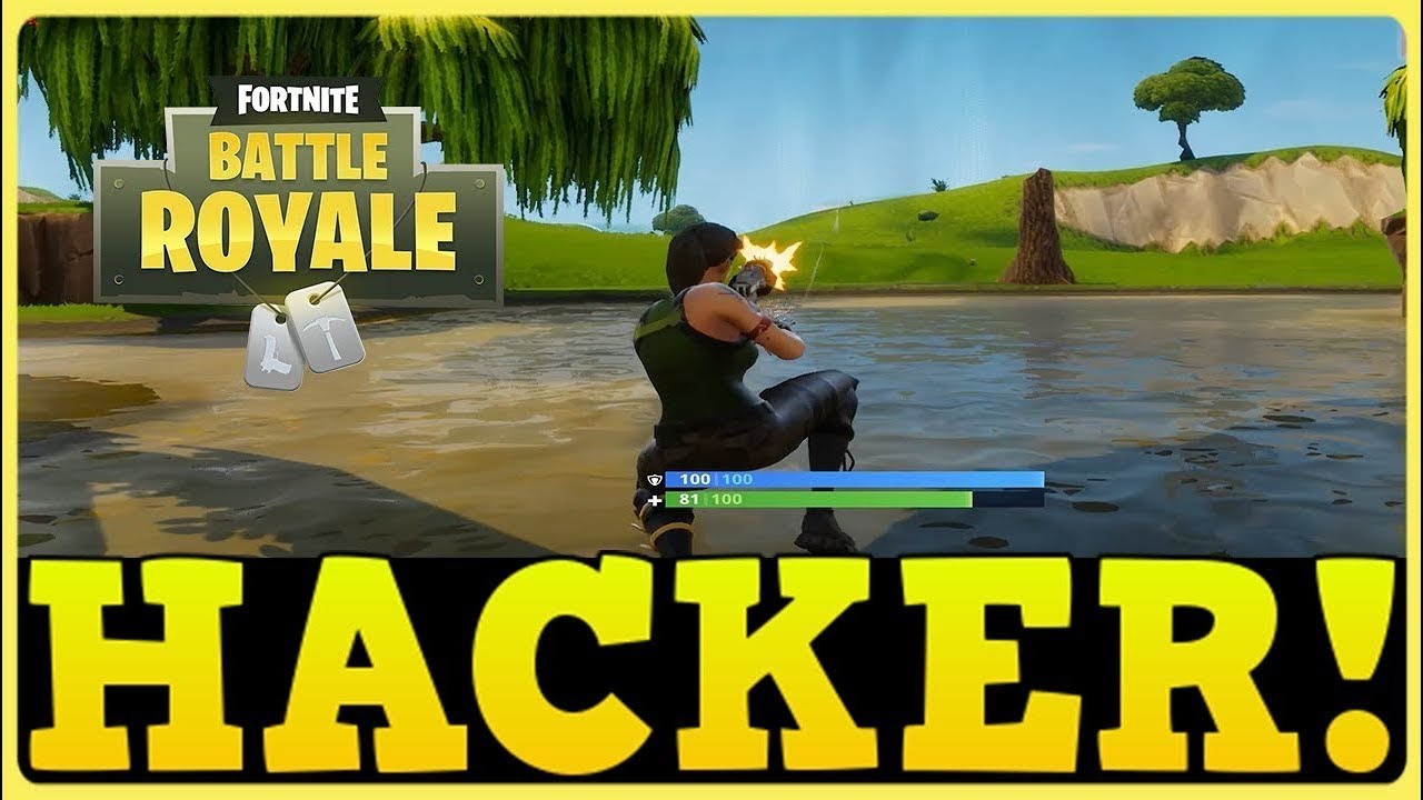 I found a "HACKER" in fortnite: Battle Royale....! - YouTube