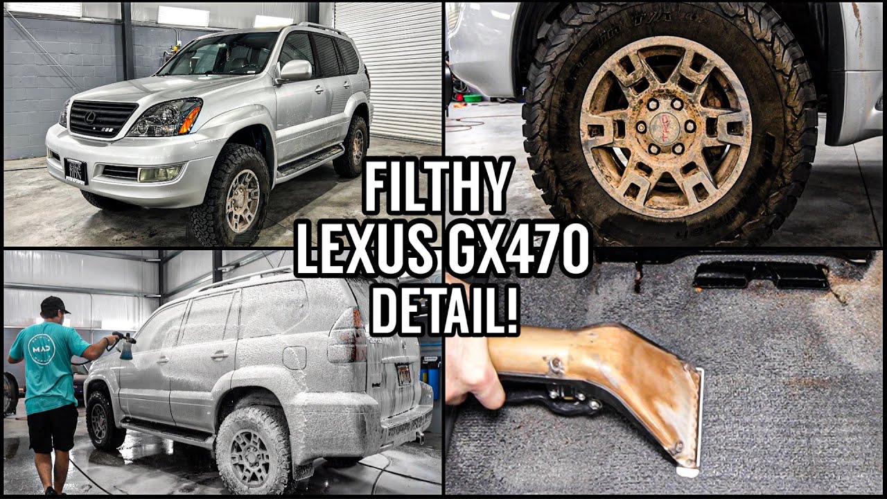 Cleaning a Filthy Lexus GX470 After a Road Trip | Insanely Satisfying ...