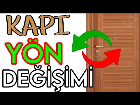 İç kapı açılım yönü değişimi