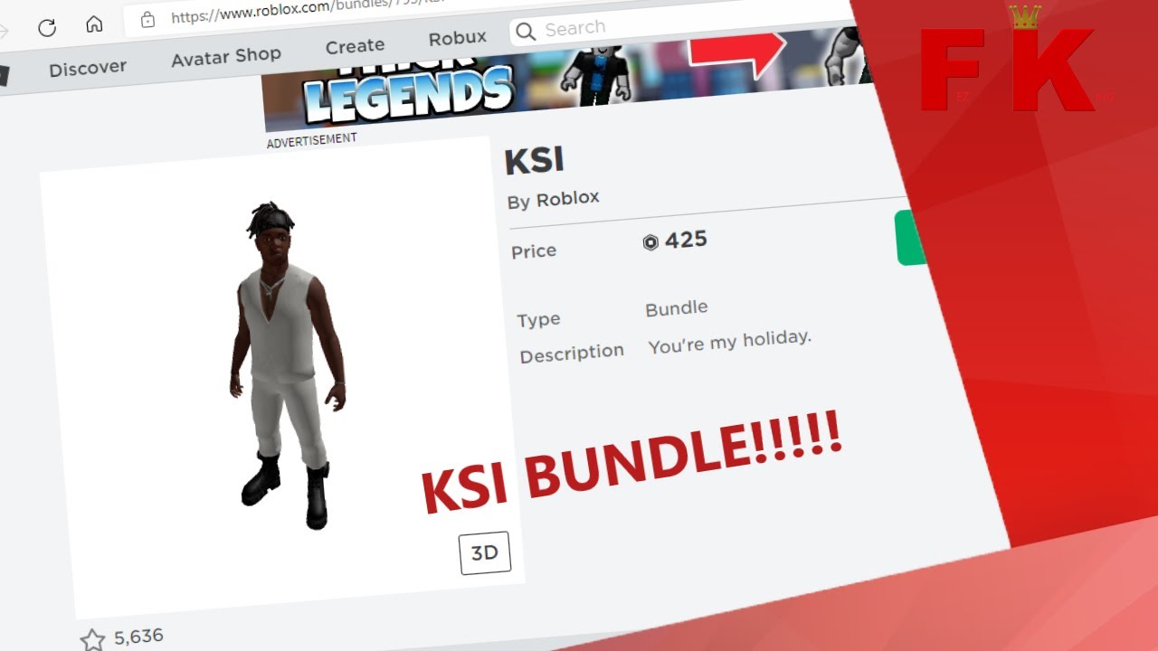 KSI BUNDLE!!! | Roblox - YouTube