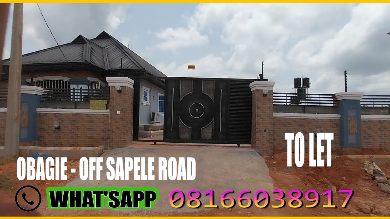 HOUSE TO LET @ OBAGIE SAPELE ROAD BENIN CITY, EDO STATE NIGERIA. - YouTube