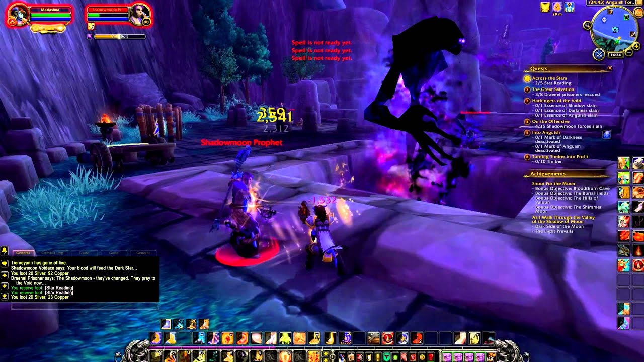 WoW: WoD Shadowmoon Valley Questing Part 6: Dark Side of the Moon ...