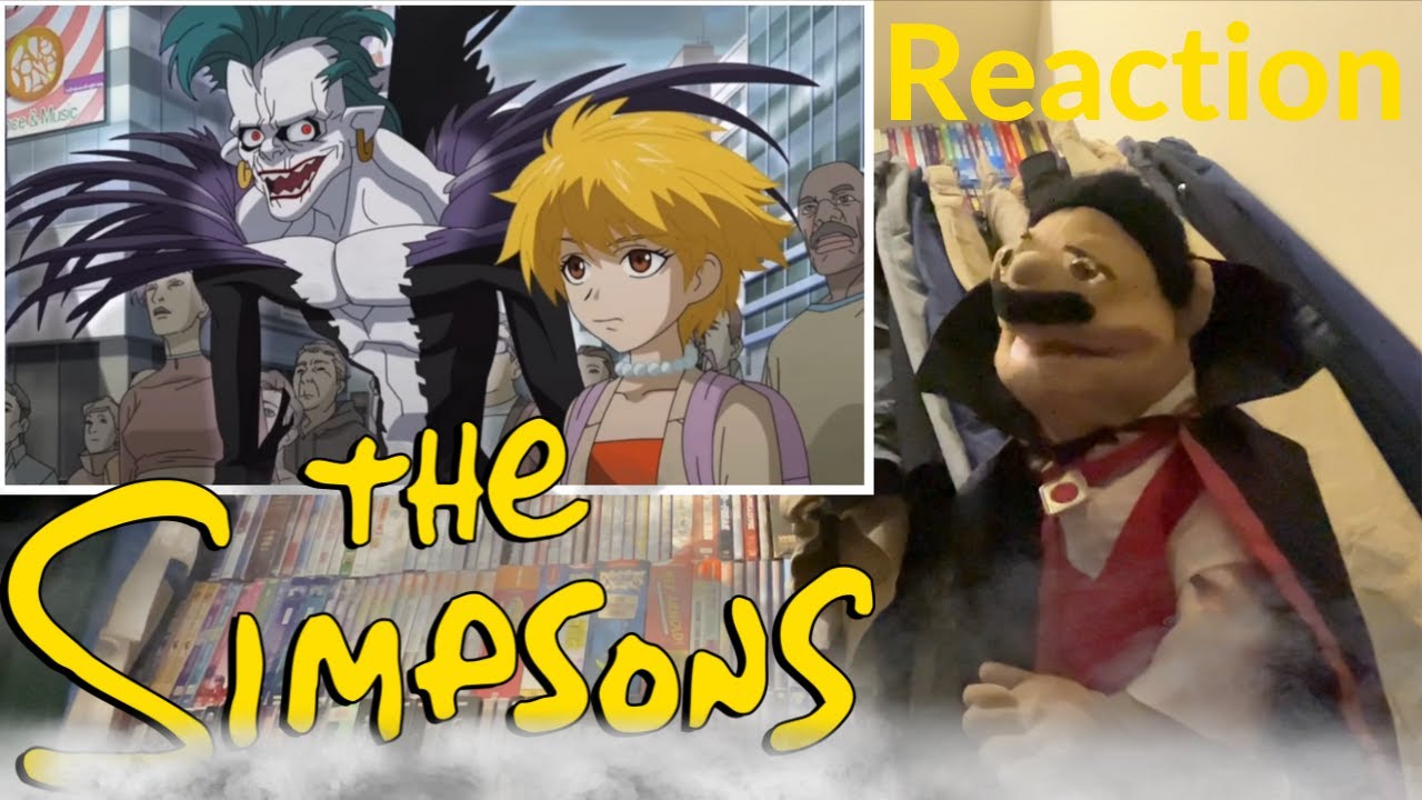 The Simpsons Death Note Parody | Treehouse Of horror Reaction (Puppet ...